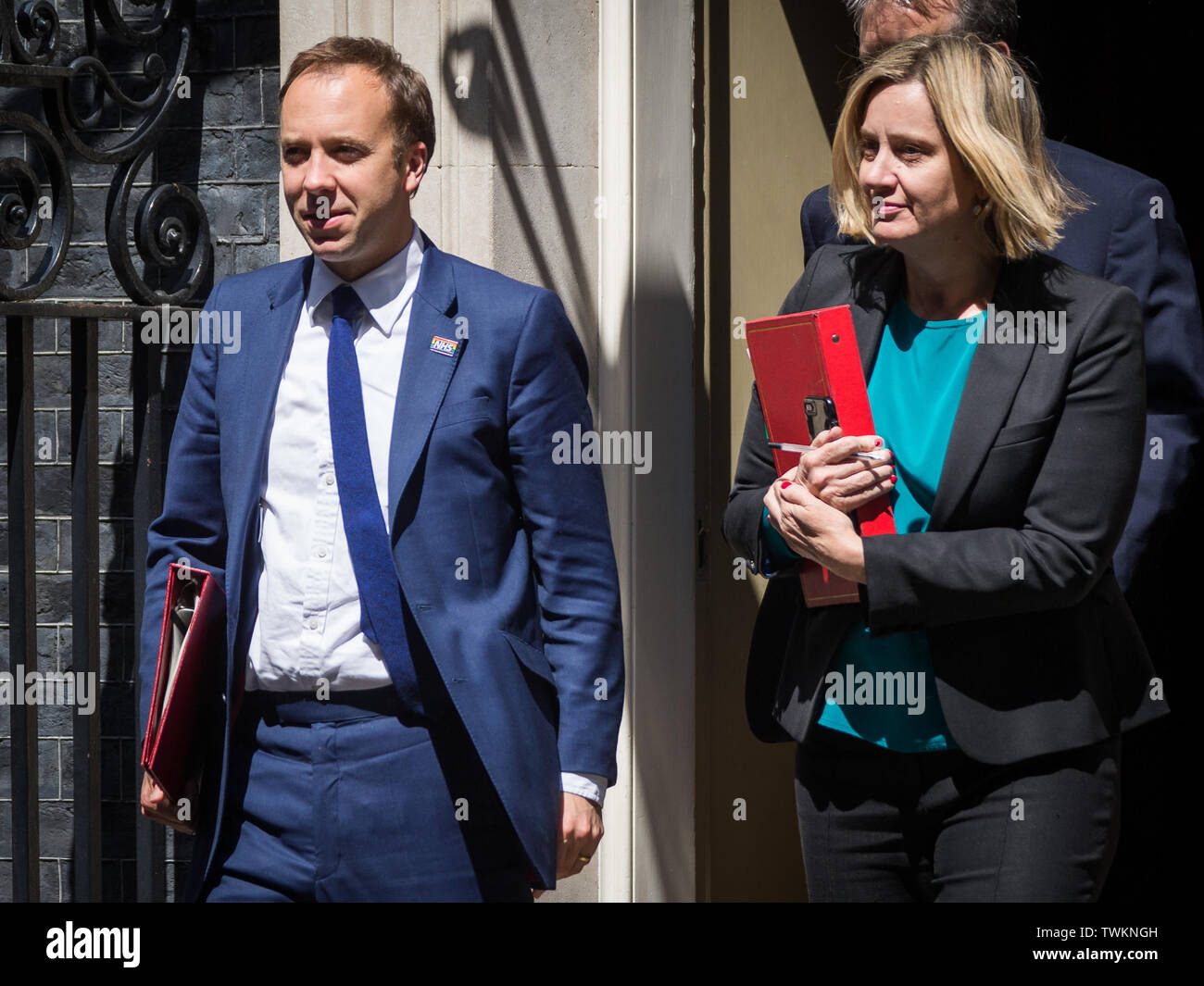 Ministers Depart Downing Street following cabinet meeting. Featuring ...