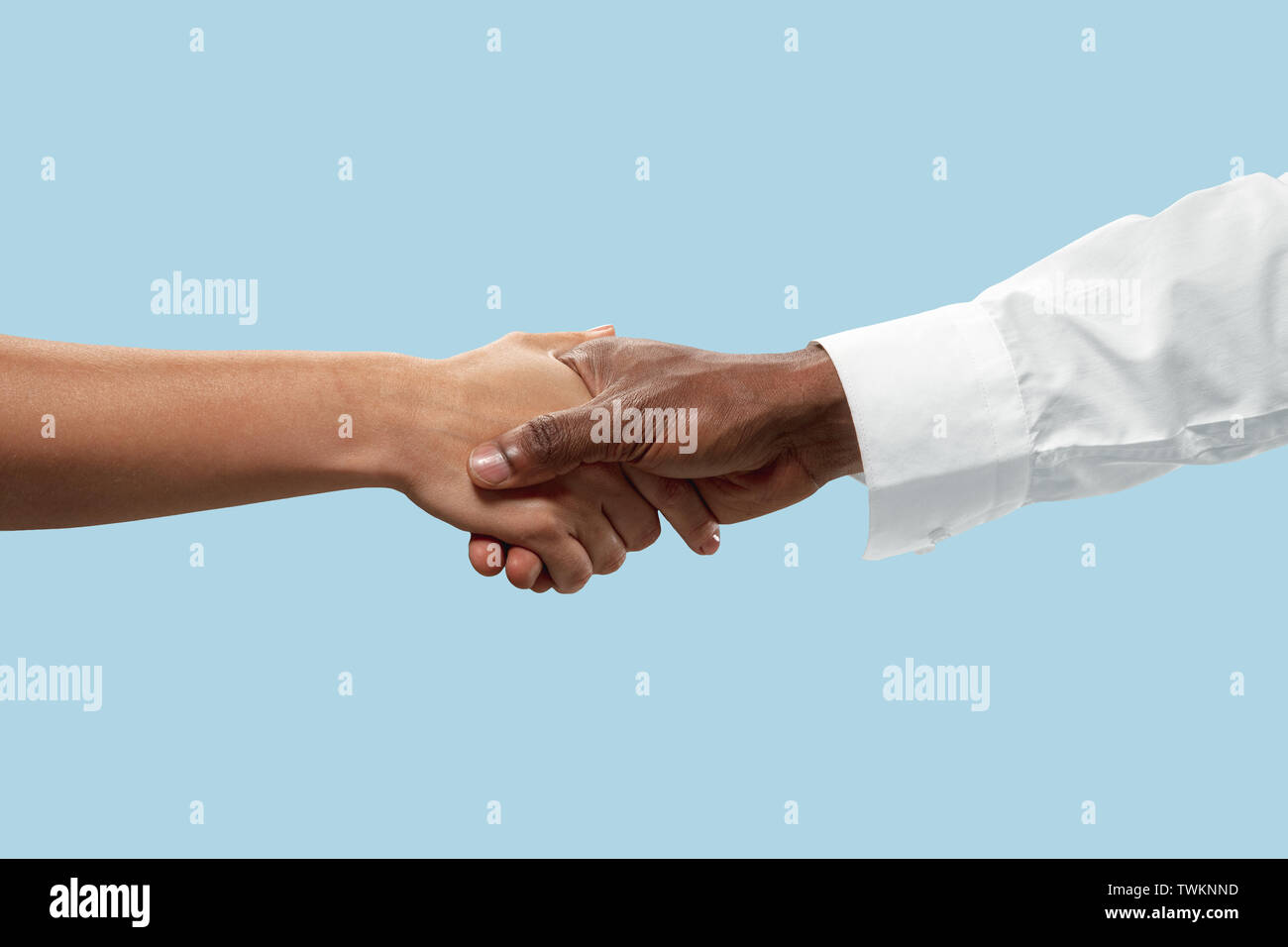 Joint plans for the future. Teamwork and communications. Male and ...