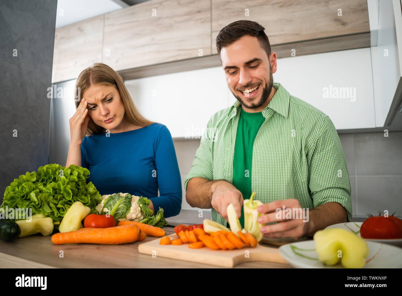 Angry wife food hi-res stock photography and images - Alamy
