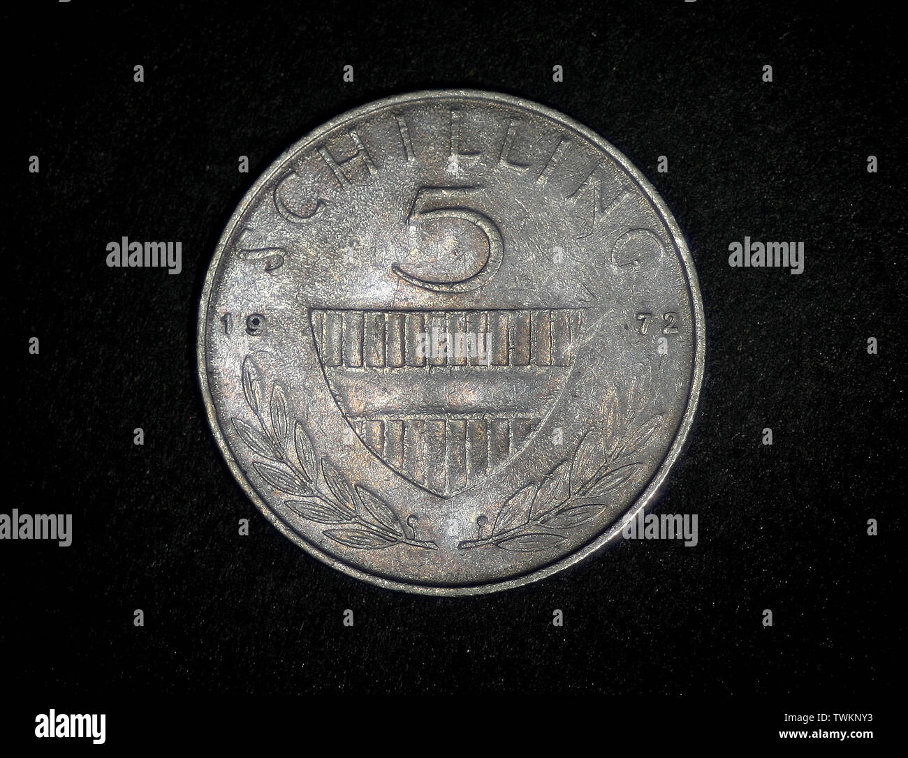 Austria 5 schilling, 1960-1968 Stock Photo - Alamy