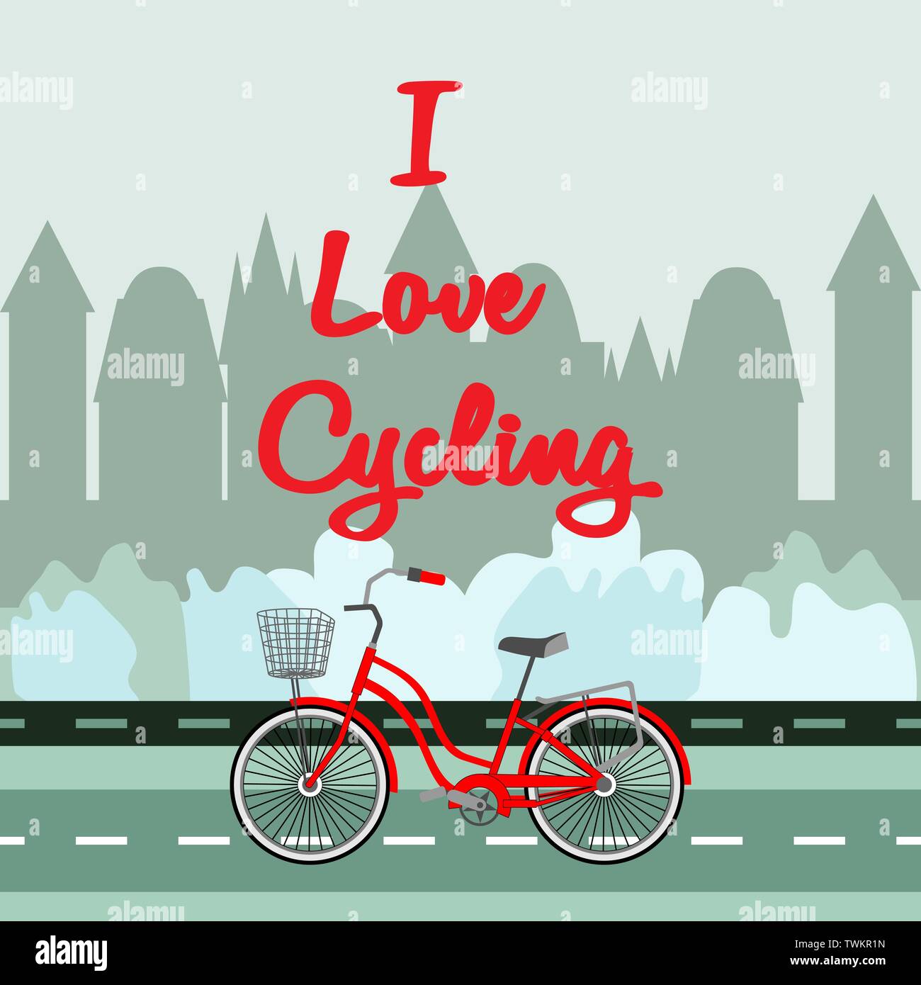 Cycling theme Stock Vector Images - Alamy