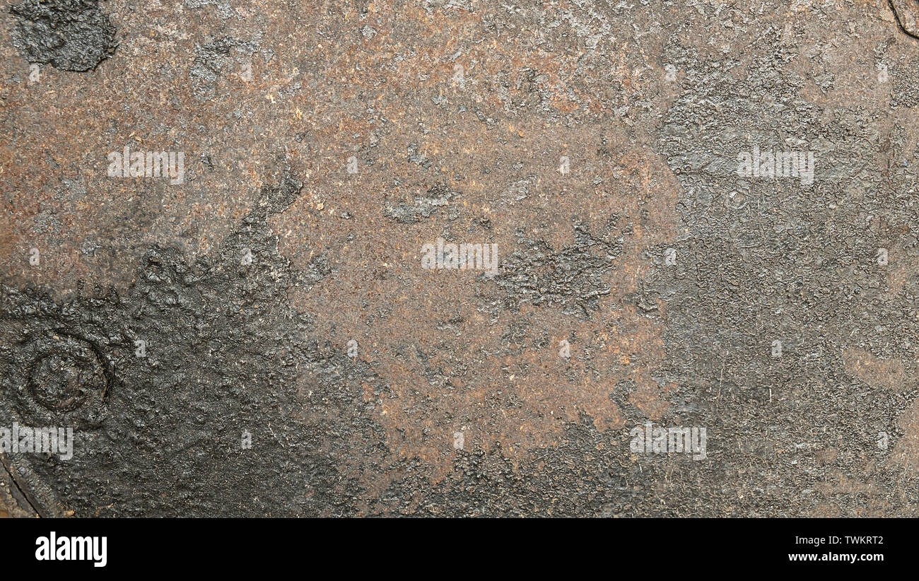 Close up rust on surface of the old iron, Rusty metal steel metal sheet ...