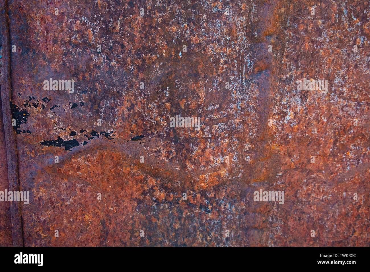 Close up rust on surface of the old iron, Rusty metal steel metal sheet ...