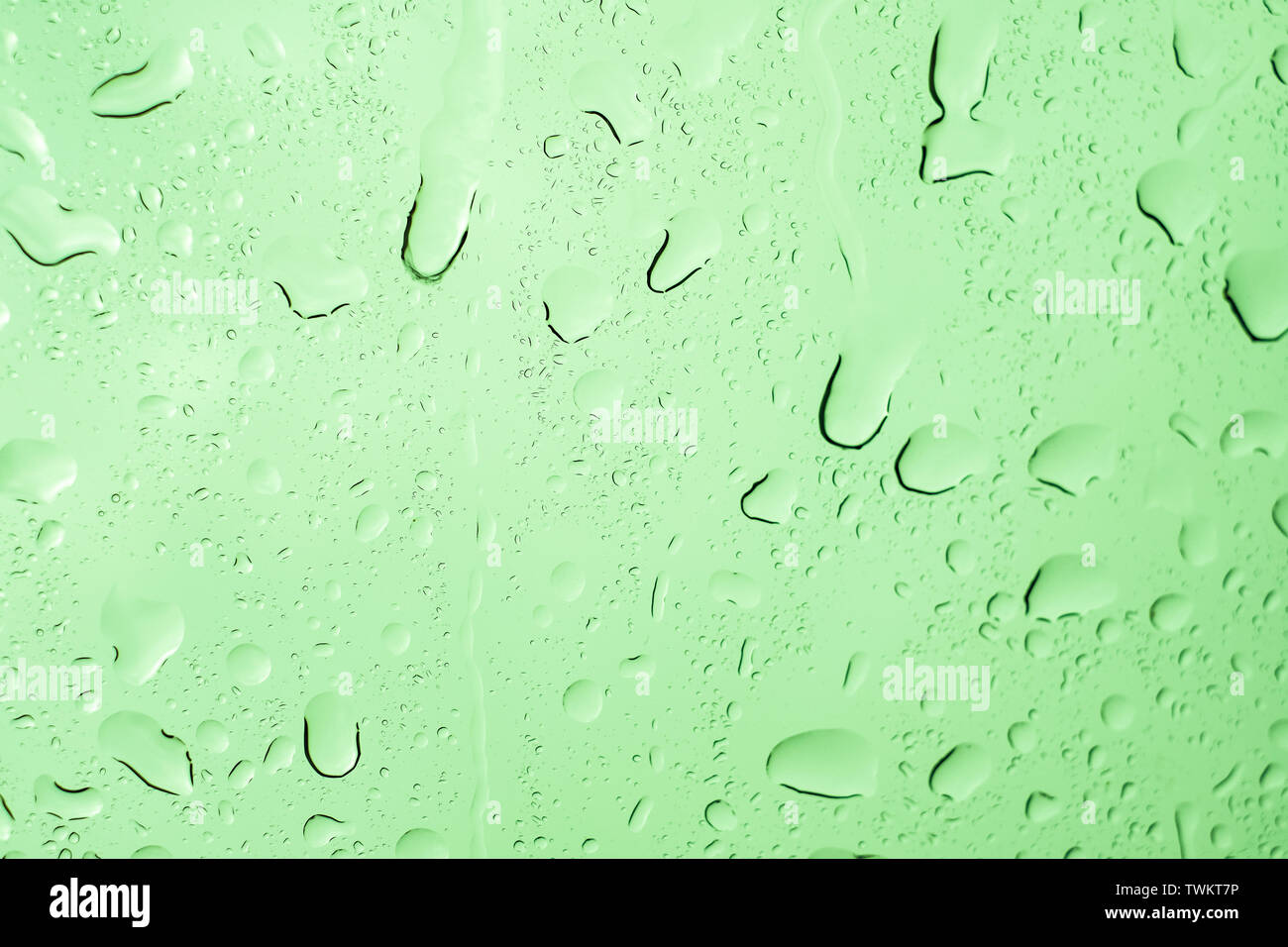 Picture Inside water rain drops on car window glass Stock Photo - Alamy