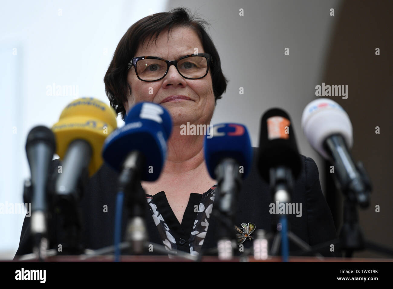 Prague, Czech Republic. 21st June, 2019. Czech Justice Minister Marie ...