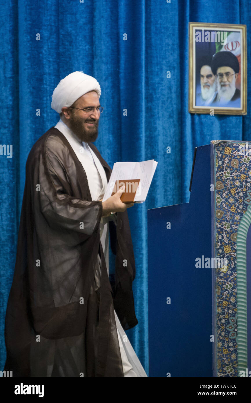 June 21, 2019 - Tehran, Tehran, Iran - Tehran's Interim Friday Prayers Leader, Mohammad Javad ...
