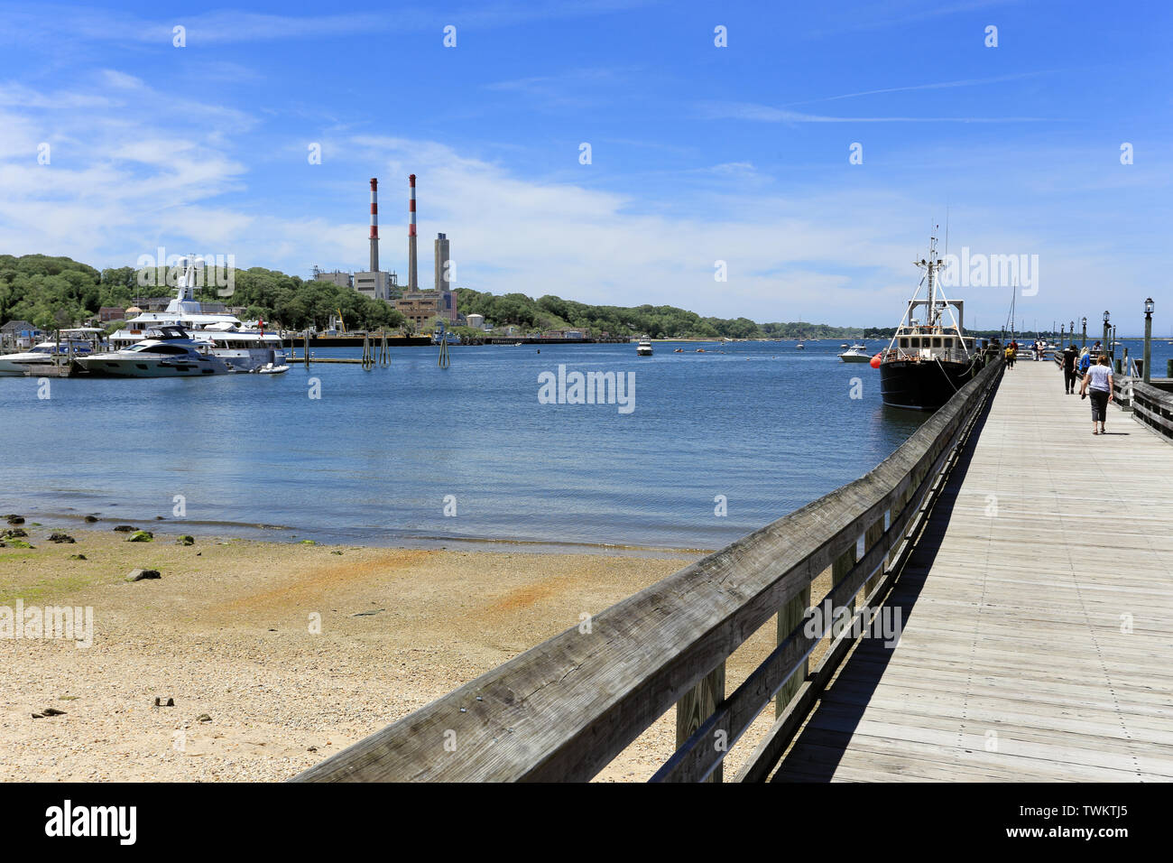Village of Port Jefferson Long Island New York Stock Photo - Alamy