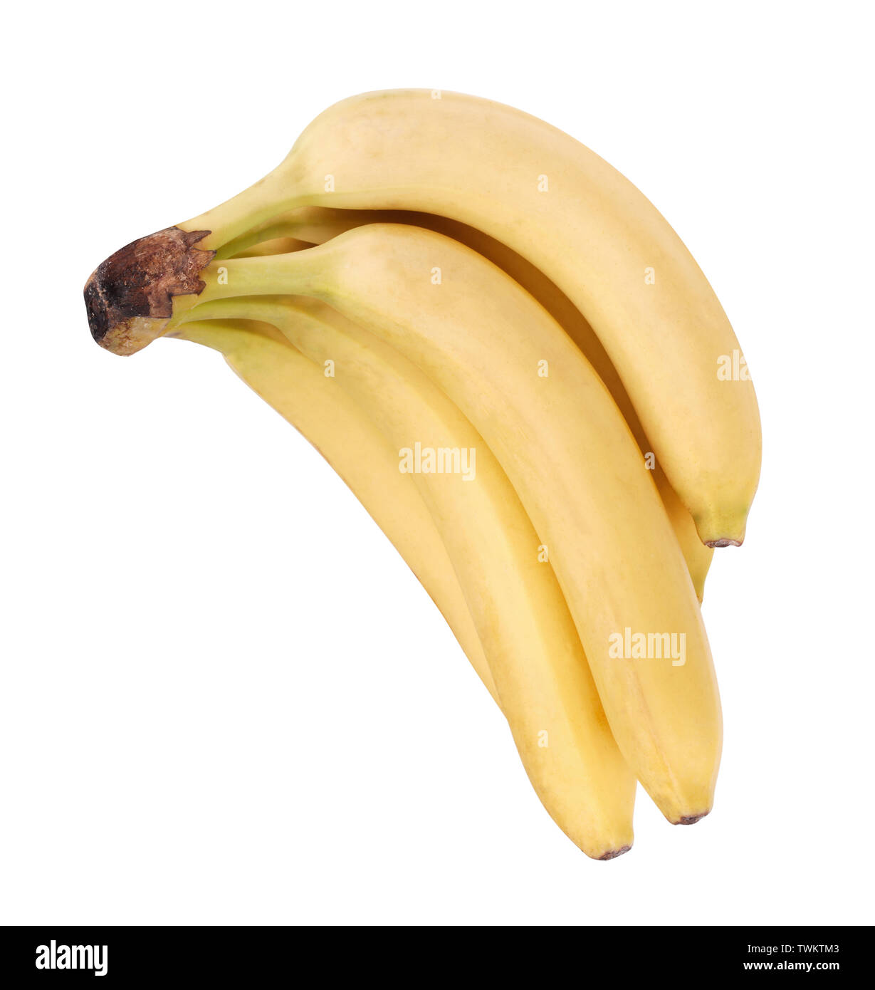 many yellow banana isolated Stock Photo - Alamy