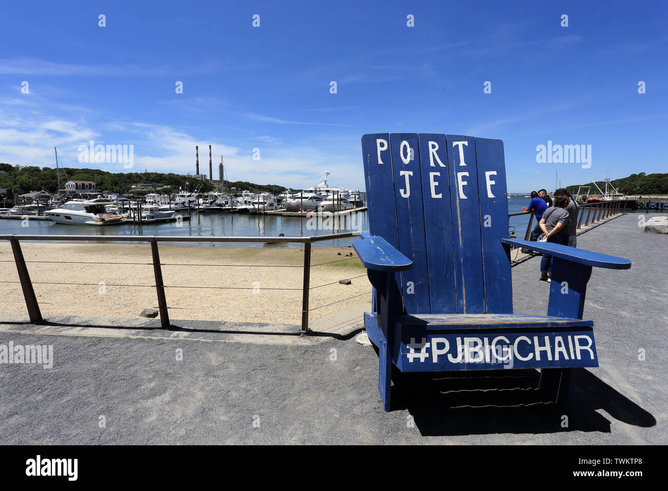 Village of Port Jefferson Long Island New York Stock Photo - Alamy