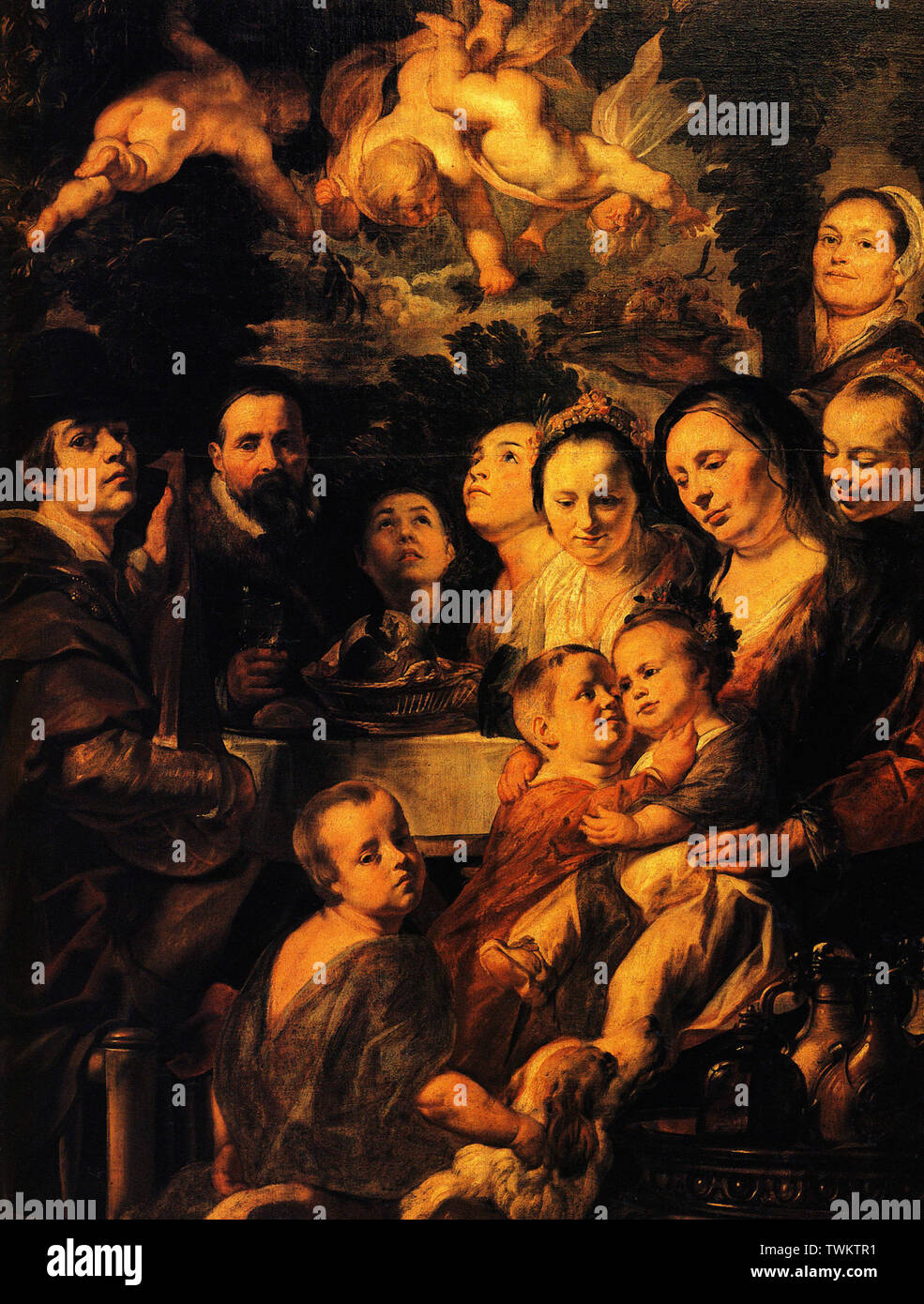 Jacob Jordaens - Portrait Jacob Jordaens Family Stock Photo - Alamy