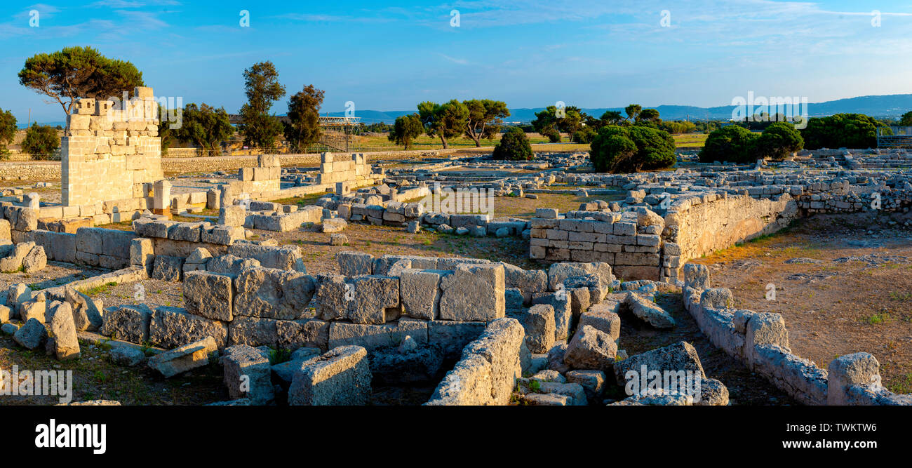View ruins archaeological area of the ancient settlement of Egnazia ...