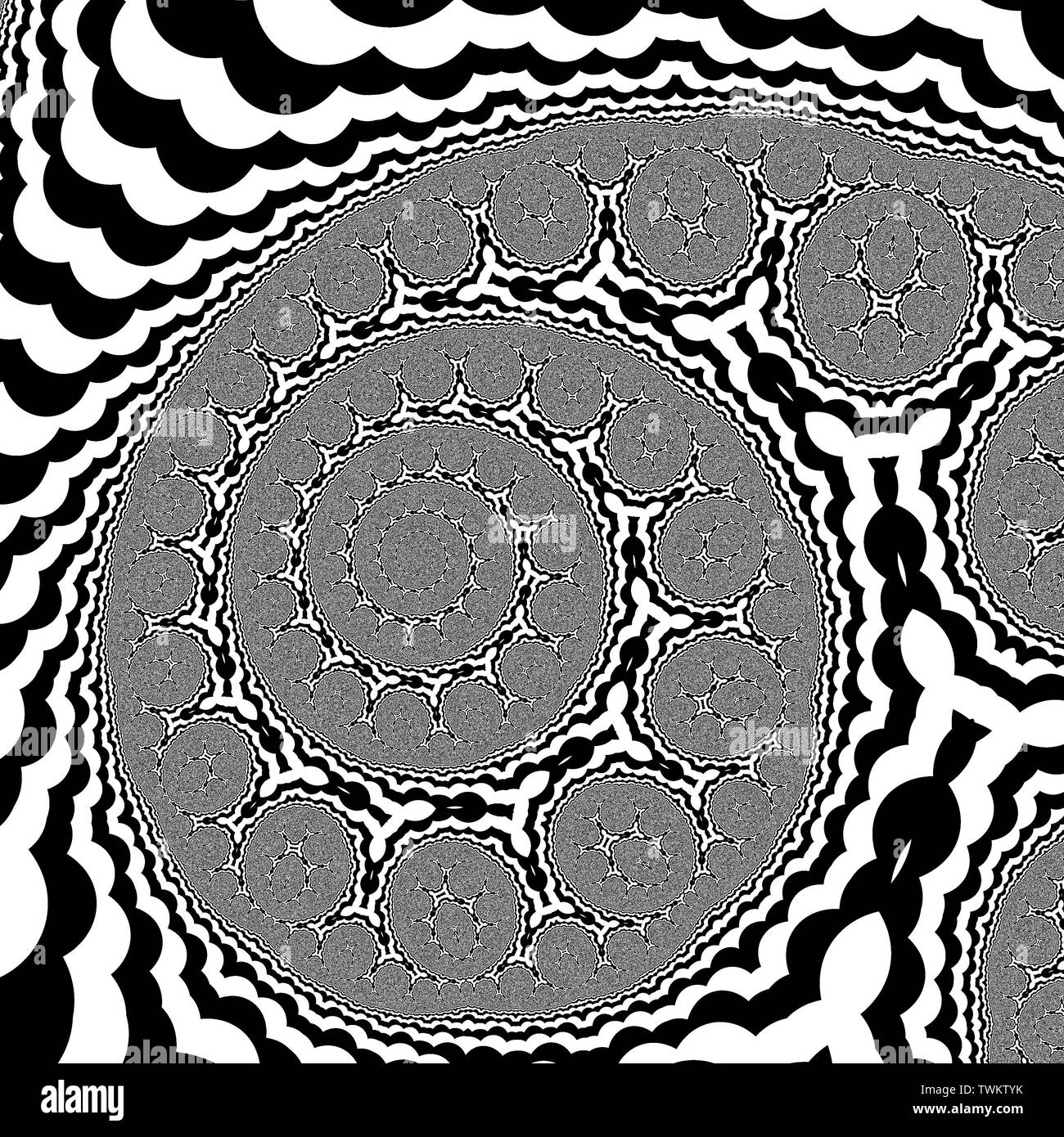 An image created using computer graphics, a picture of a mathematical ...