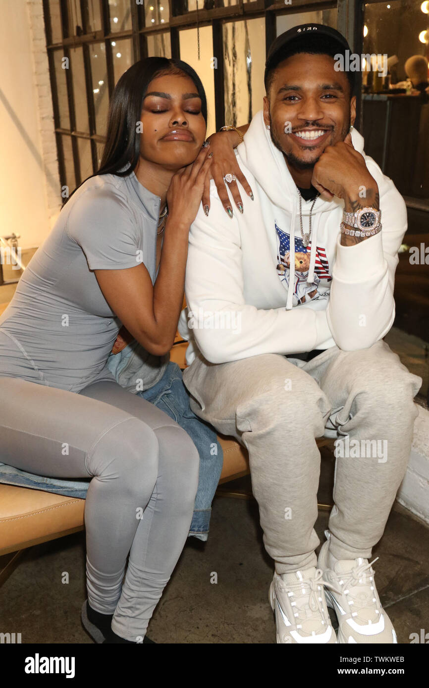 Los Angeles, Ca, USA. 20th June, 2019. Teyana Taylor & Trey Songz ...
