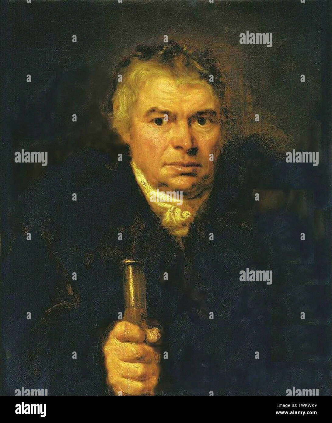Orest Adamovich Kiprensky - Portrait Artist S Father Adam Karlovich ...
