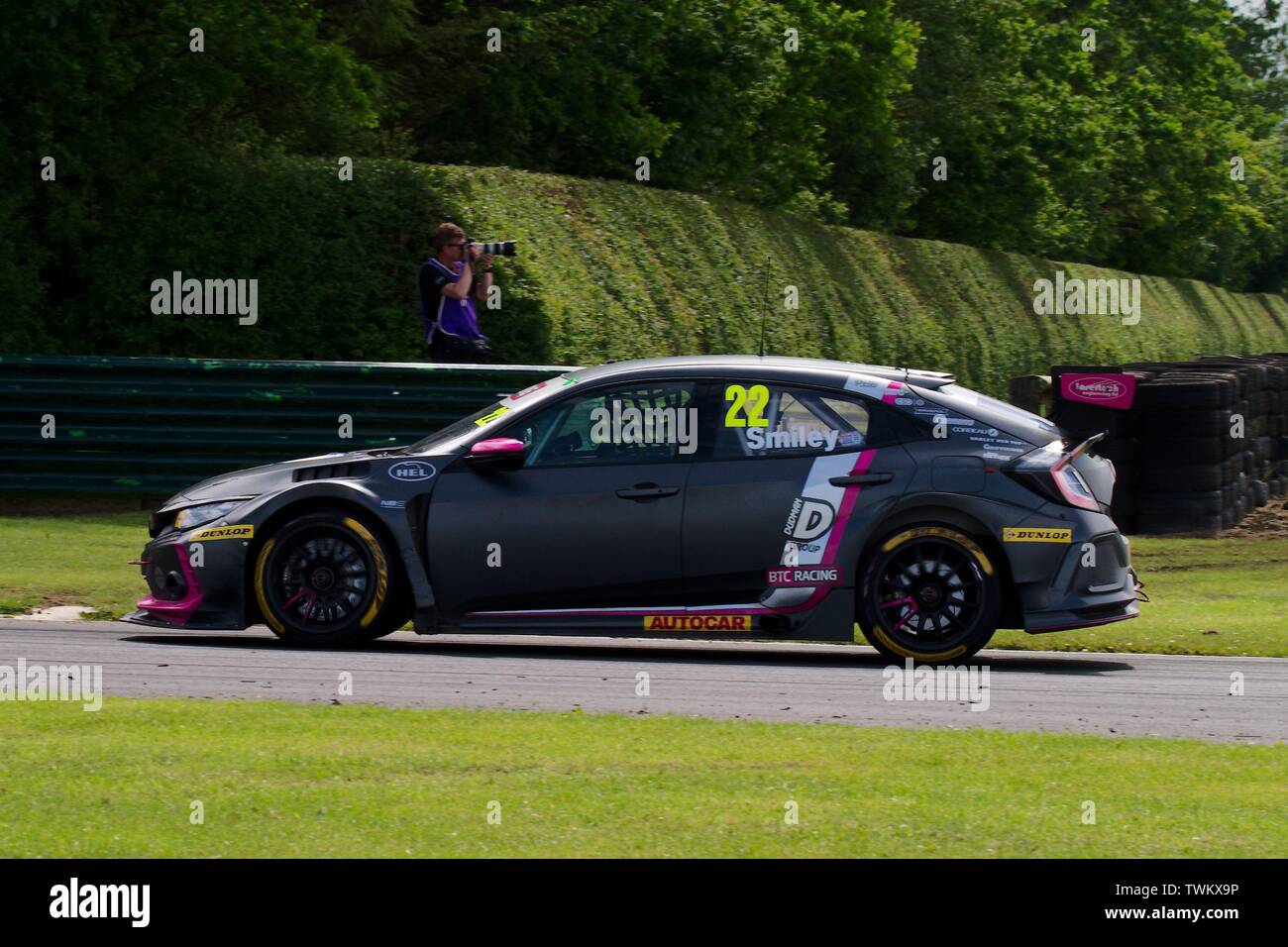 Dalton on Tees, England, 16 June 2019. Chris Smiley driving a Honda ...