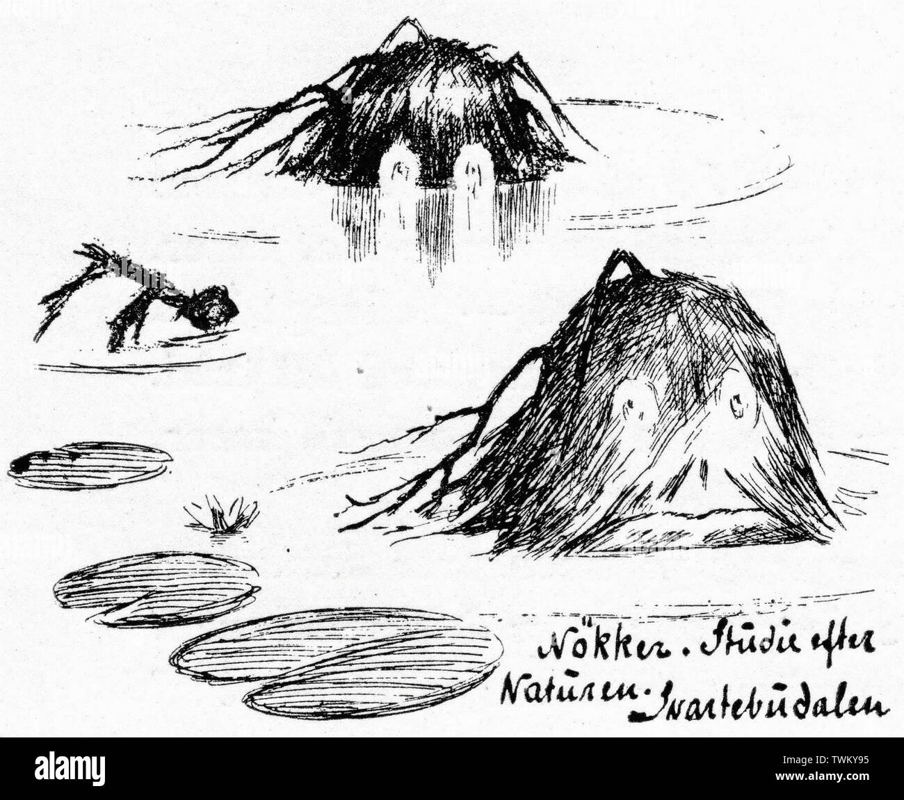 Theodor Kittelsen - Noekker Stock Photo - Alamy