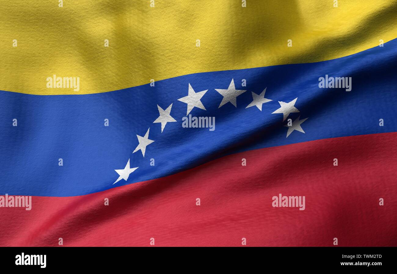 3D Illustration of Venezuela Flag Stock Photo - Alamy