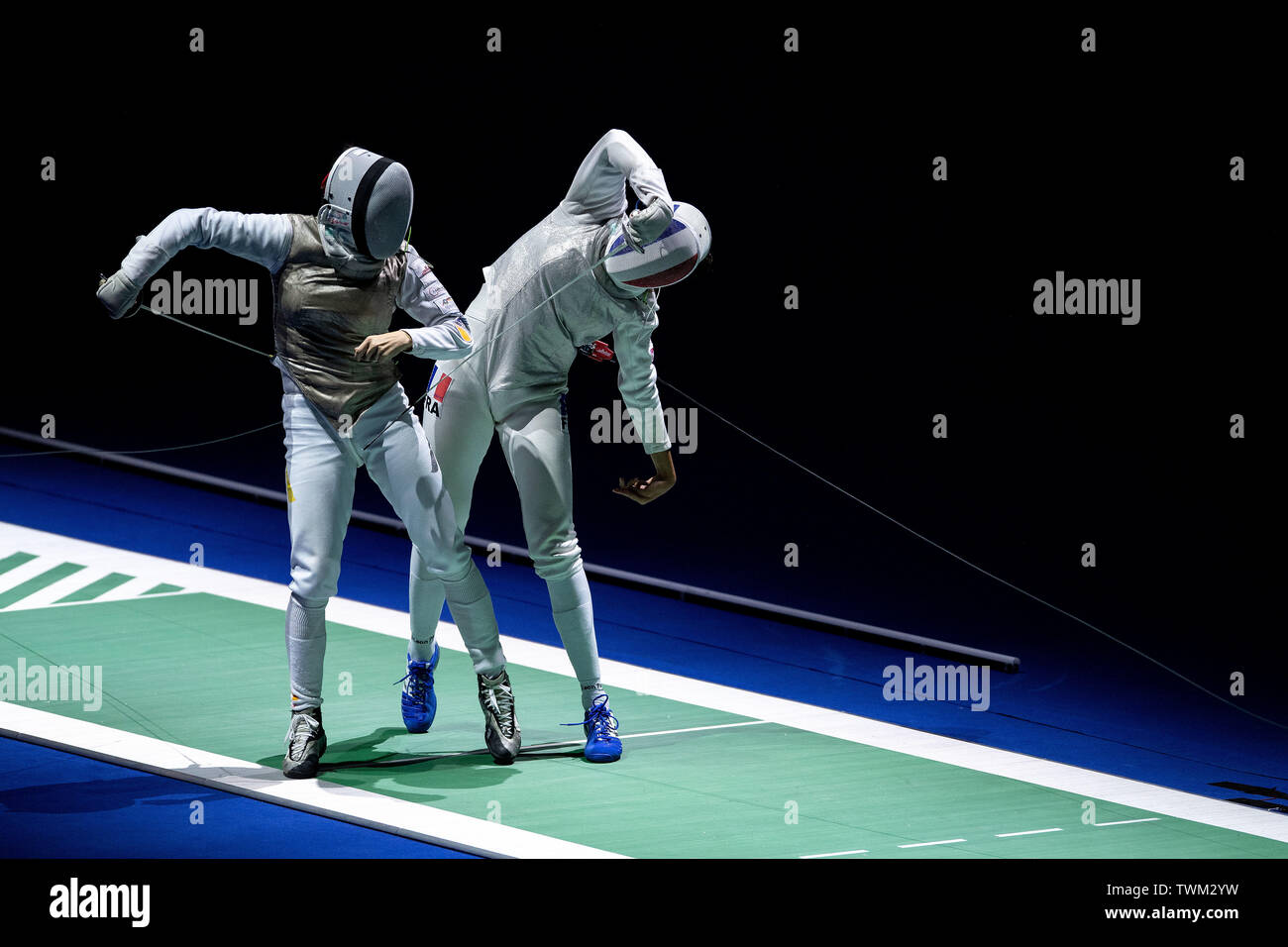 Duesseldorf, Germany. 21st June, 2019. Fencing: European Championship ...