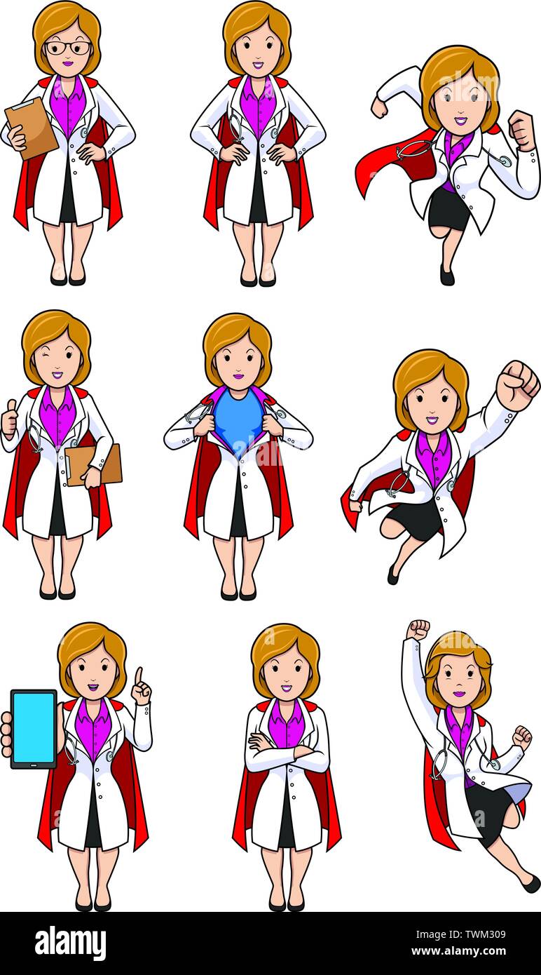 Female set Cut Out Stock Images & Pictures - Alamy