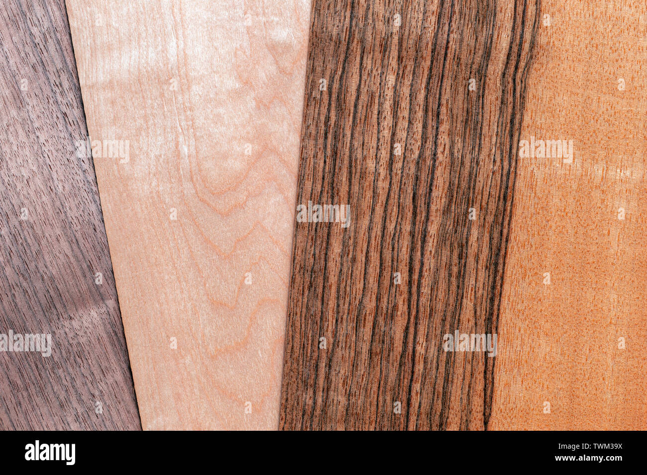 Wooden veneer to use as a background Stock Photo - Alamy