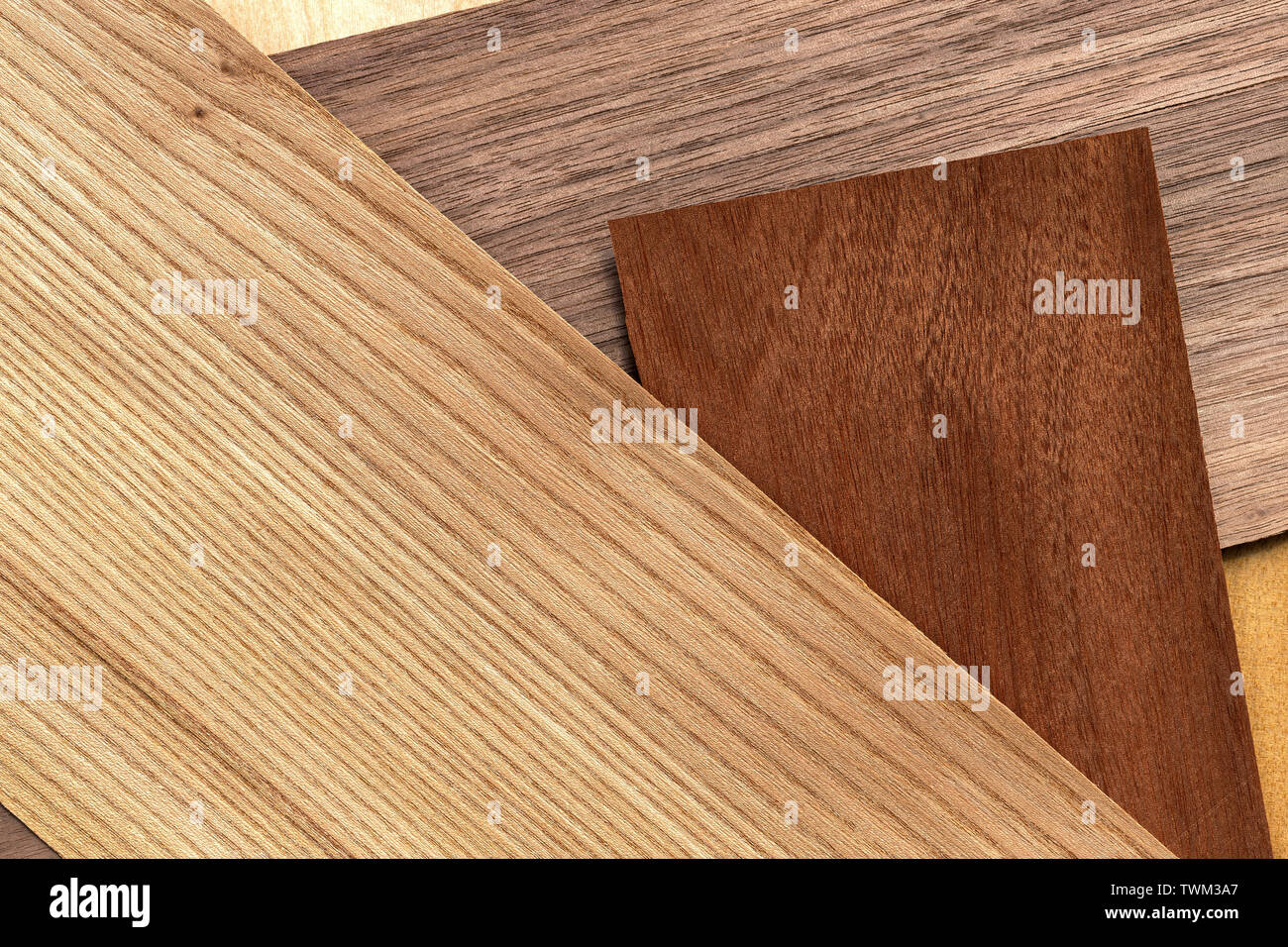 Wooden veneer to use as a background Stock Photo - Alamy