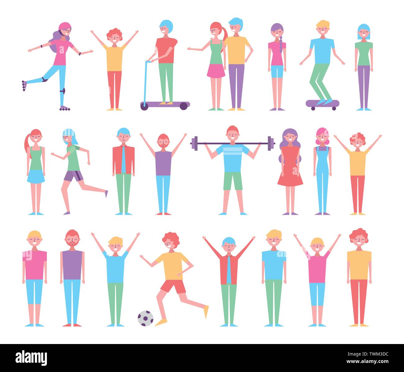 people doing recreational activities Stock Vector Image & Art - Alamy