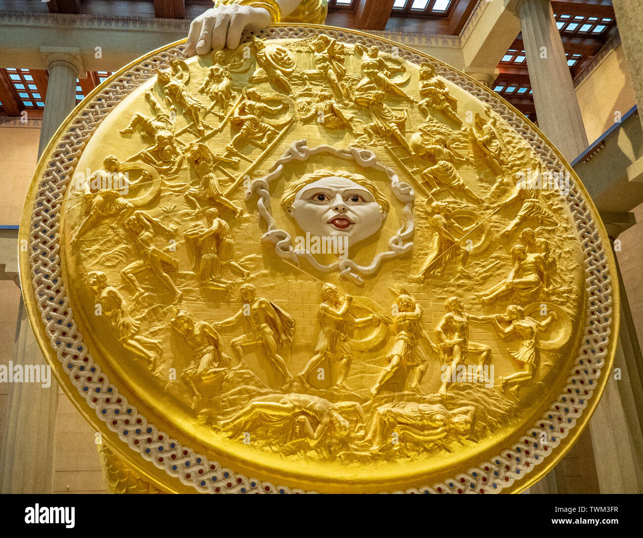 Athenas Shield Medusa