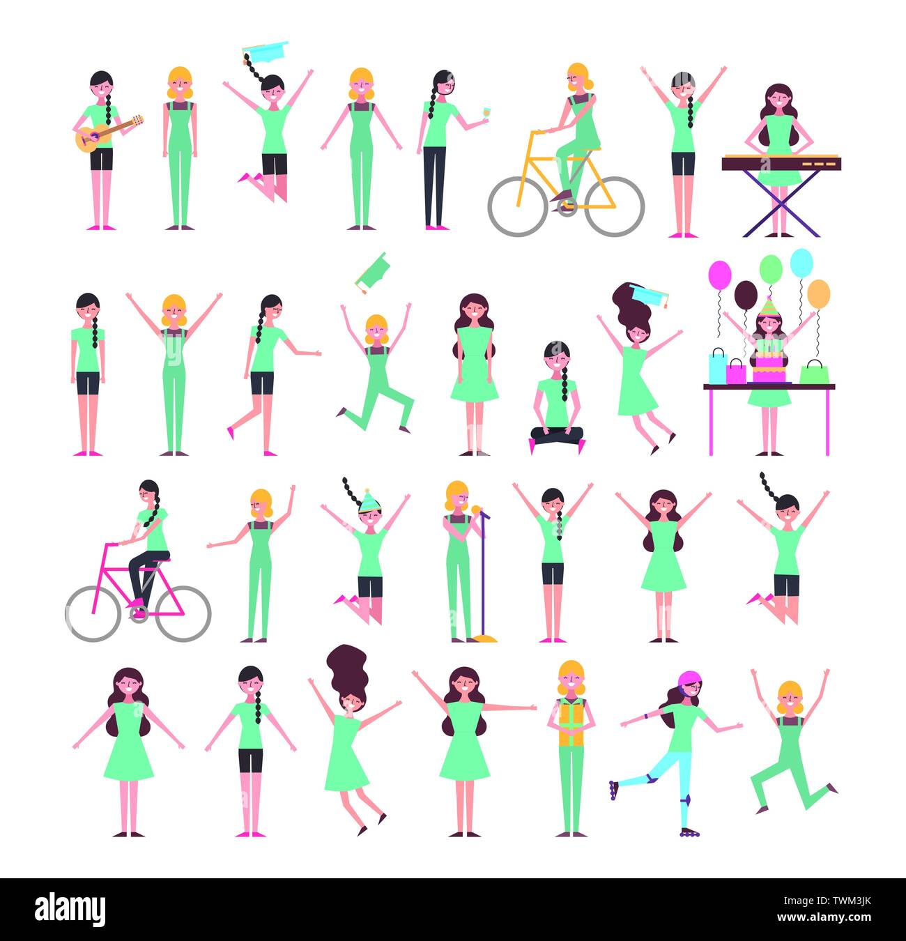 Musical activities Stock Vector Images - Alamy