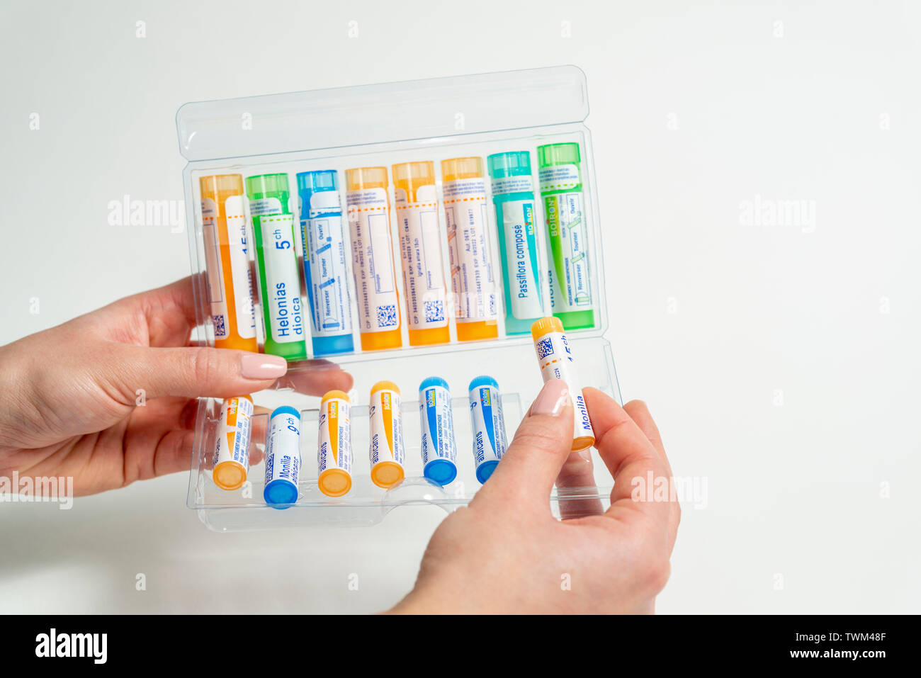 Homeopathic tubes: homeopathic granules, tubes from the Boiron ...