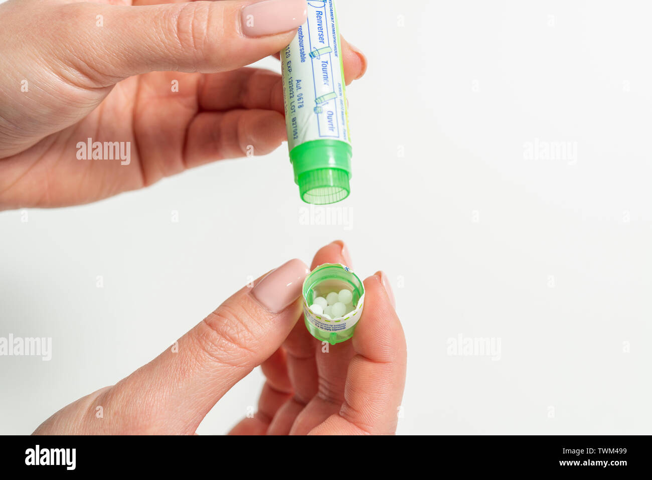 Homeopathic tubes: homeopathic granules, tubes from the Boiron ...