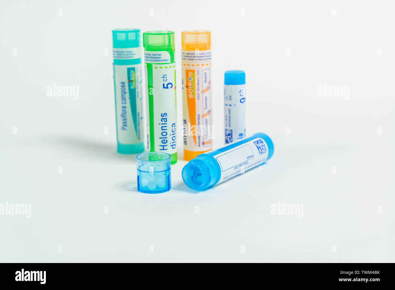 Homeopathic granules hi-res stock photography and images - Alamy