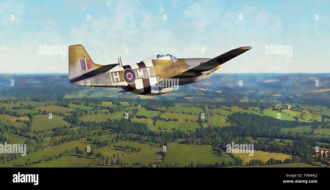 The North American P-51 Mustang, produced since 1941, was one of the ...