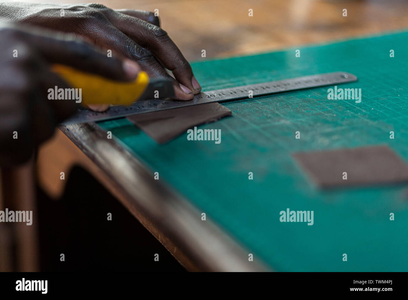 Leather Making High Resolution Stock Photography and Images - Alamy