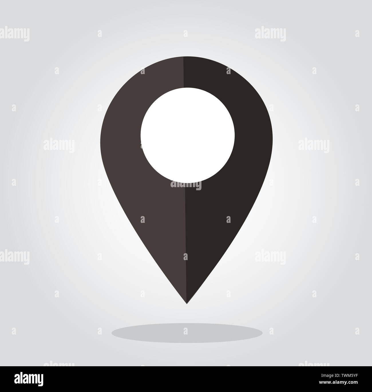 Location icon symbol Stock Photo - Alamy