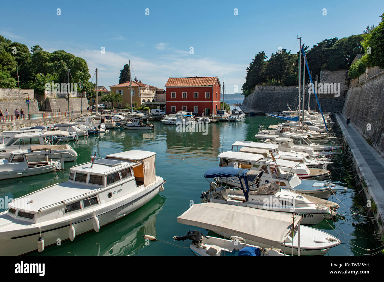 Zadar historic fosa harbor hi-res stock photography and images - Alamy