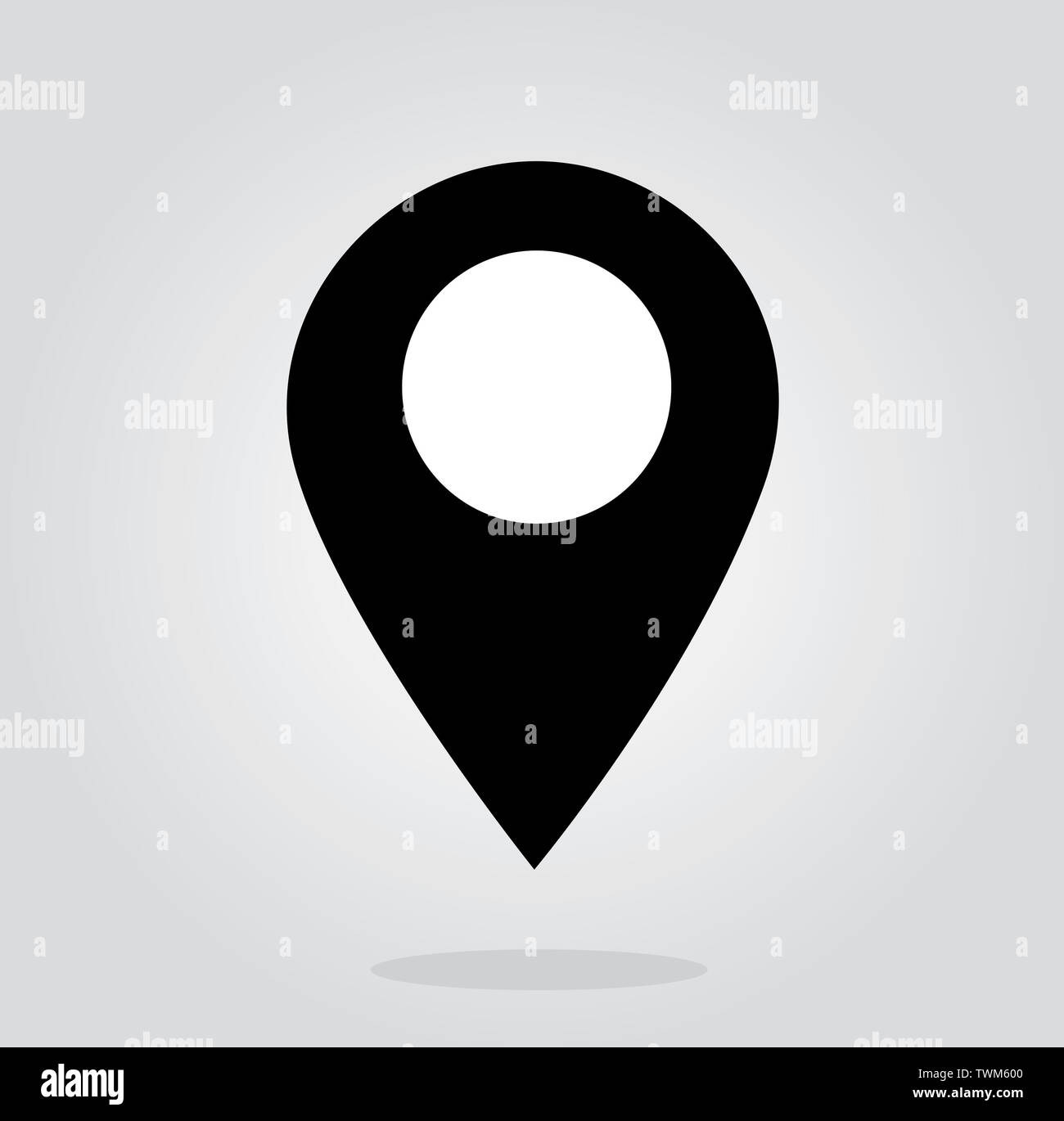 Location icon symbol Stock Photo - Alamy