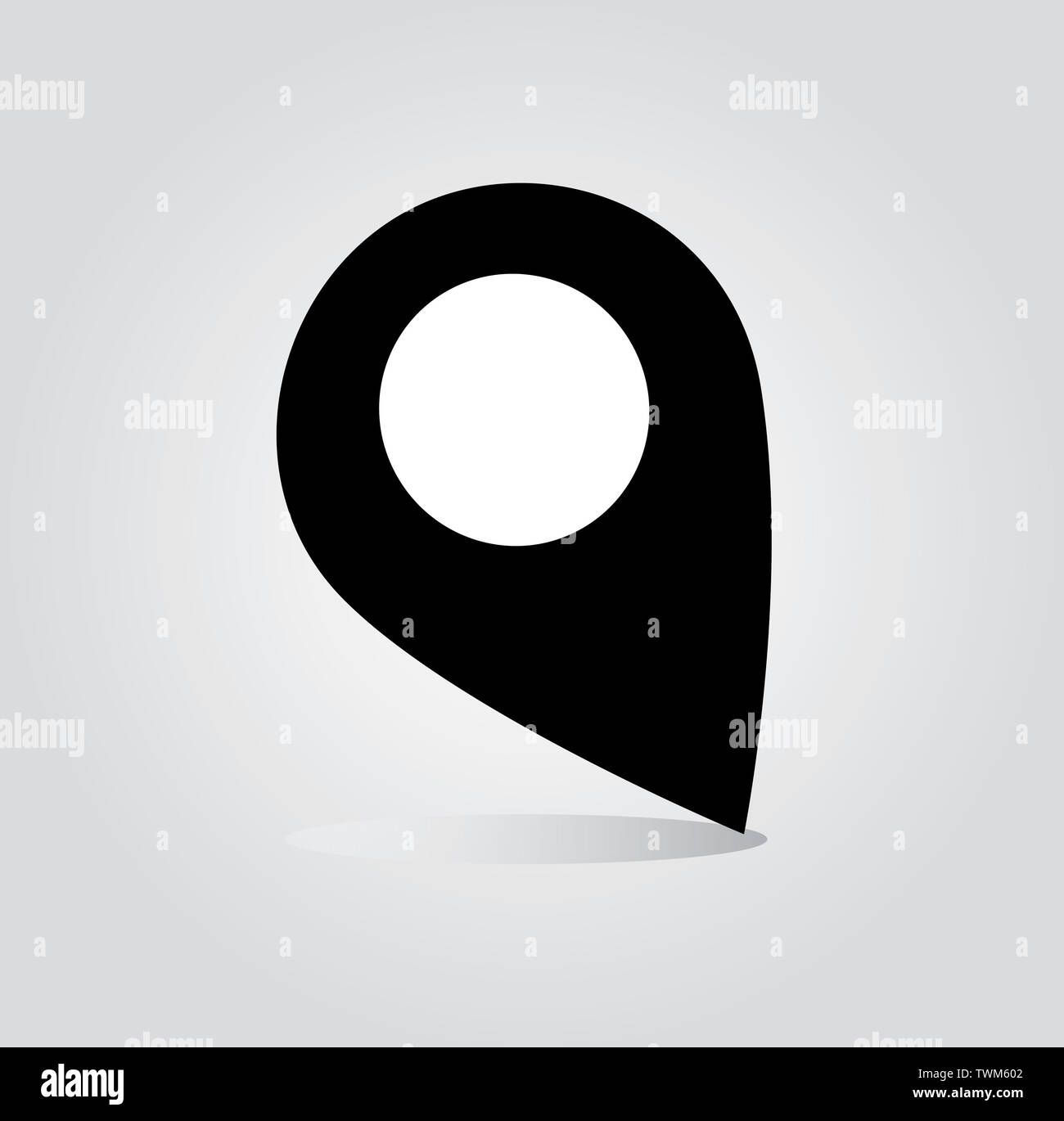 Location icon symbol Stock Photo - Alamy