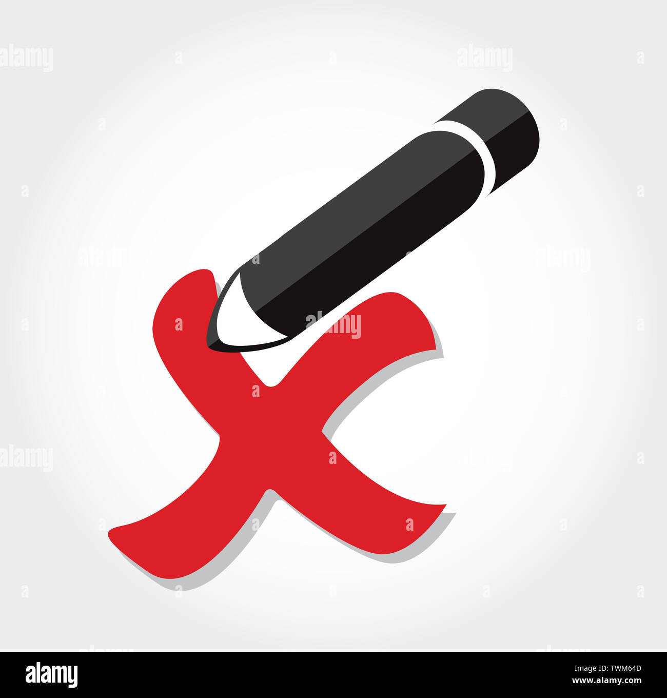 Right and wrong stickers High Resolution Stock Photography and Images ...