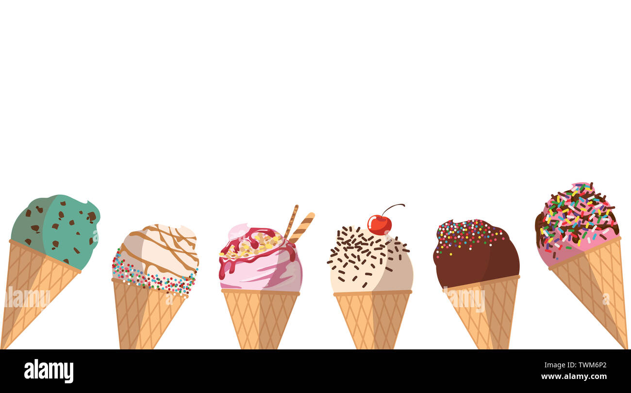 colorful ice cream Stock Photo - Alamy