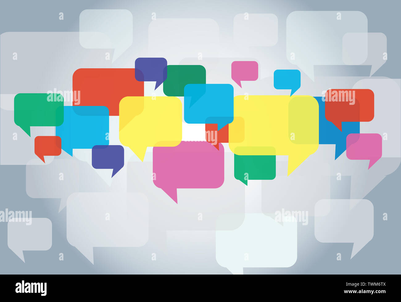 chat box , message box communication background Stock Photo - Alamy