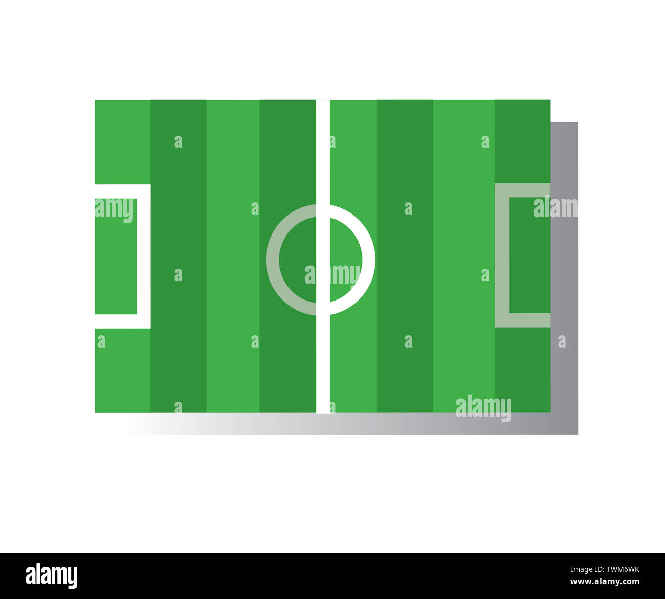 Football field goal line Cut Out Stock Images & Pictures - Alamy