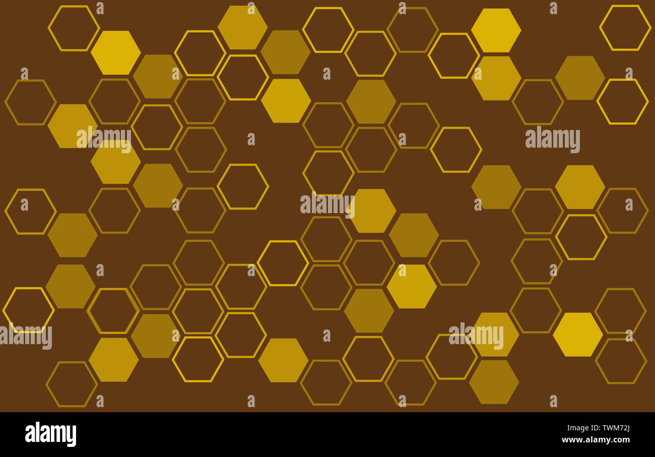 bee hive hexagon and space background Stock Photo - Alamy