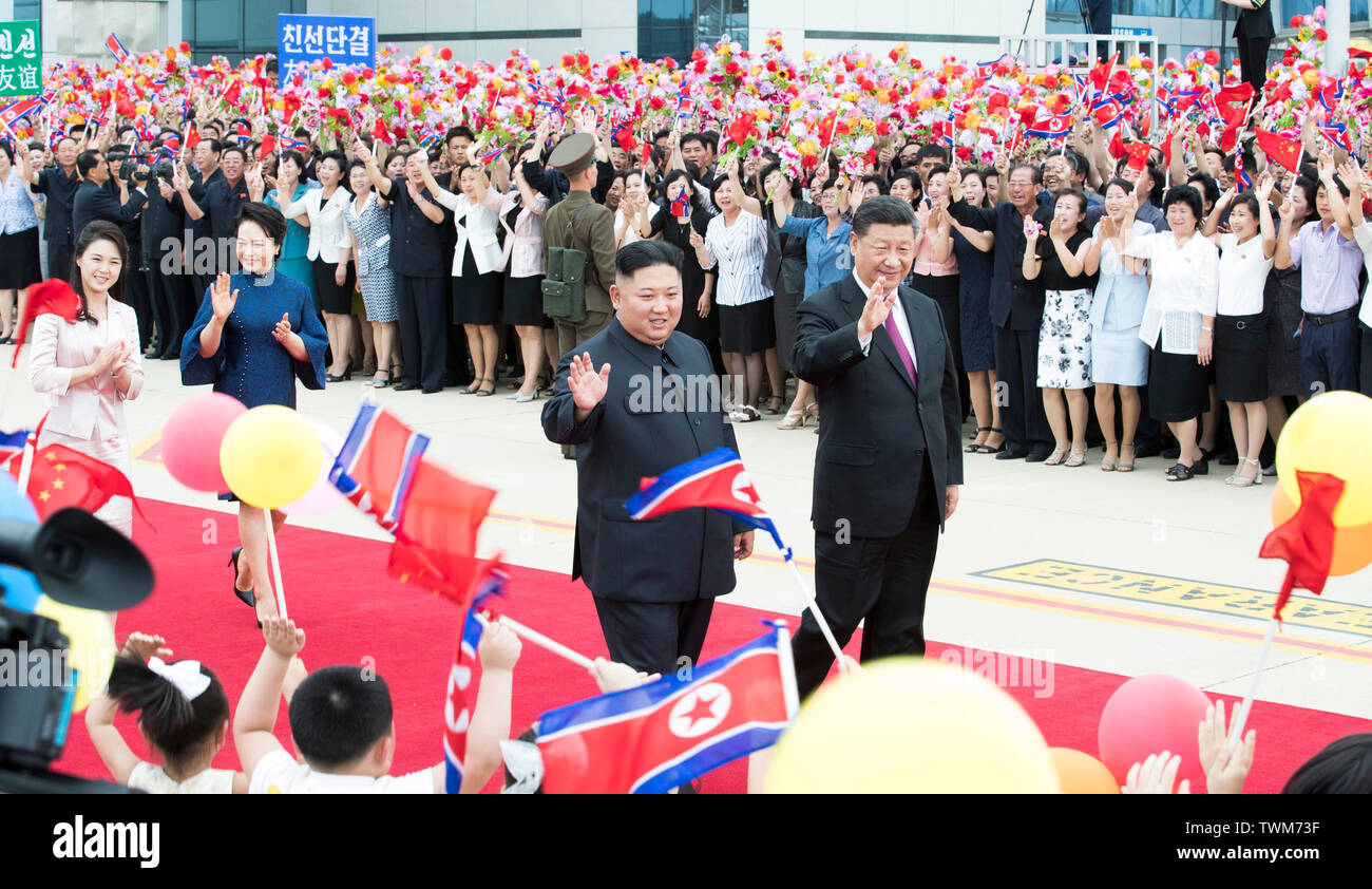 Pyongyang, DPRK. 21st June, 2019. General Secretary of the Central ...