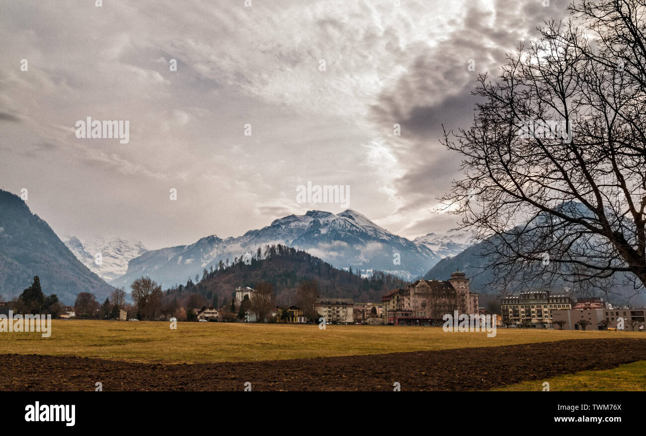 Interlaken switzerland winter hi-res stock photography and images - Alamy