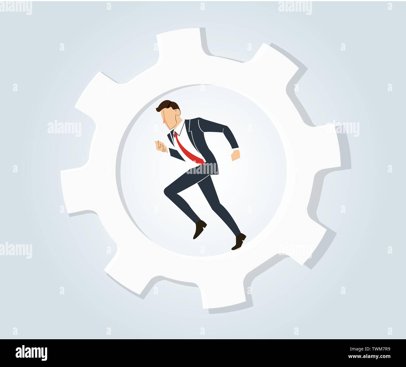 Human resources work team mechanism hi-res stock photography and images ...