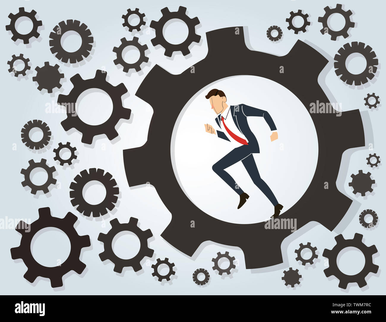 Human resources work team mechanism hi-res stock photography and images ...