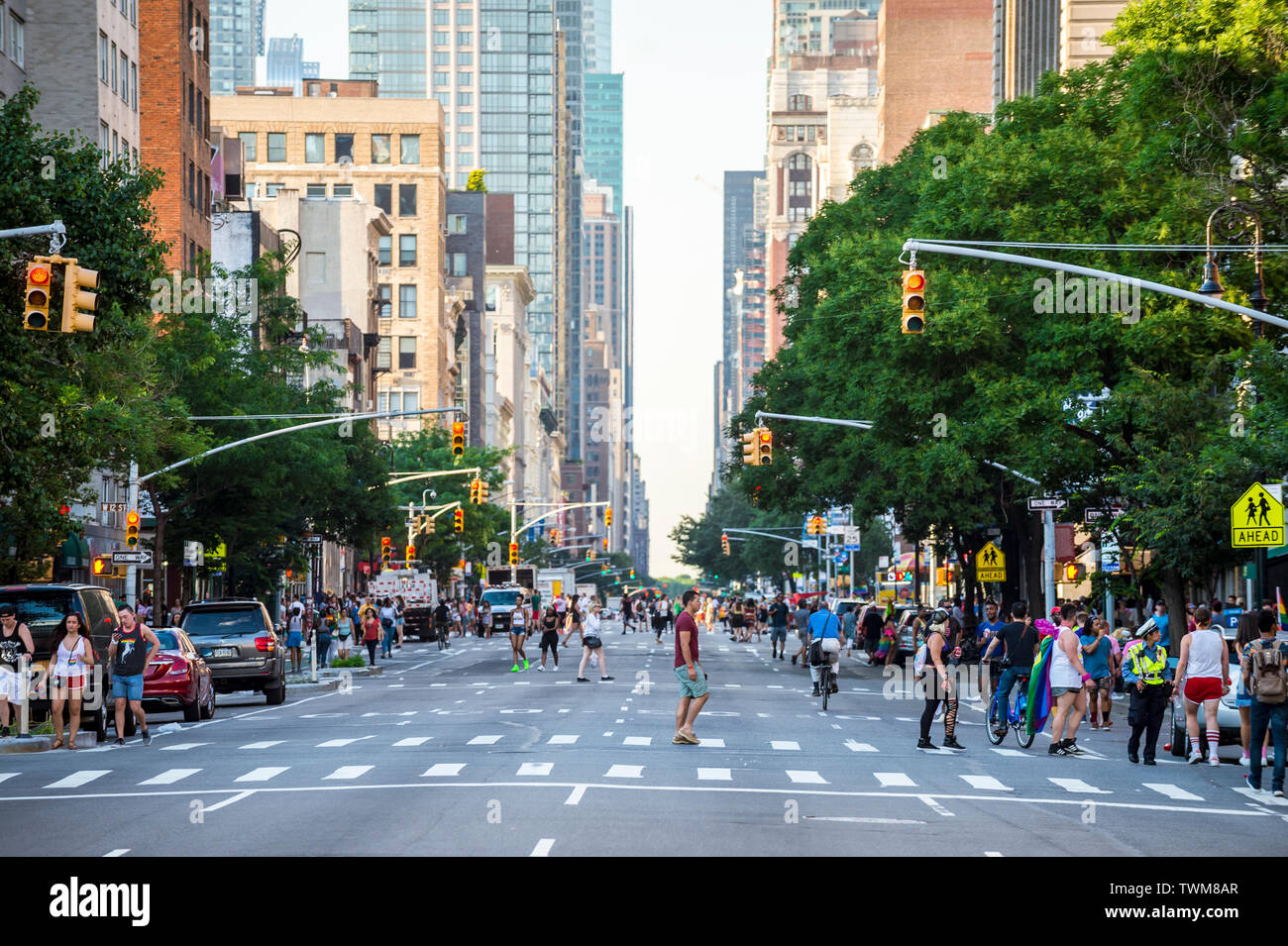 Empty streets new york city hi-res stock photography and images - Alamy