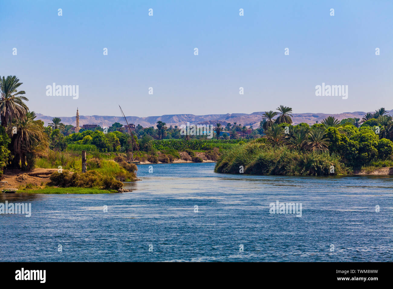 Life on the River Nile in Egypt Stock Photo - Alamy