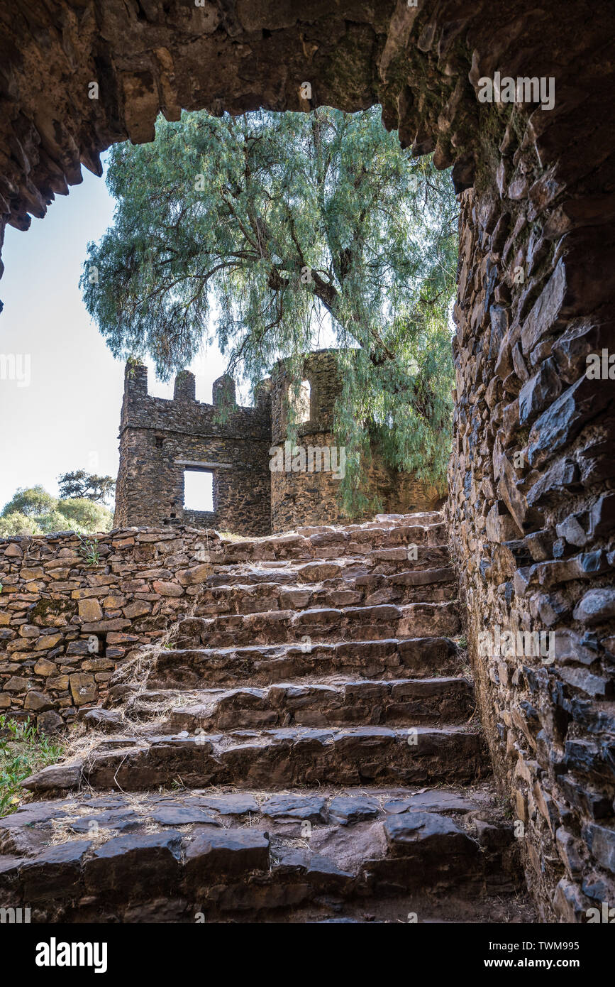 Fasil Ghebbi Royal Enclosure is the remains of a fortress-city within ...