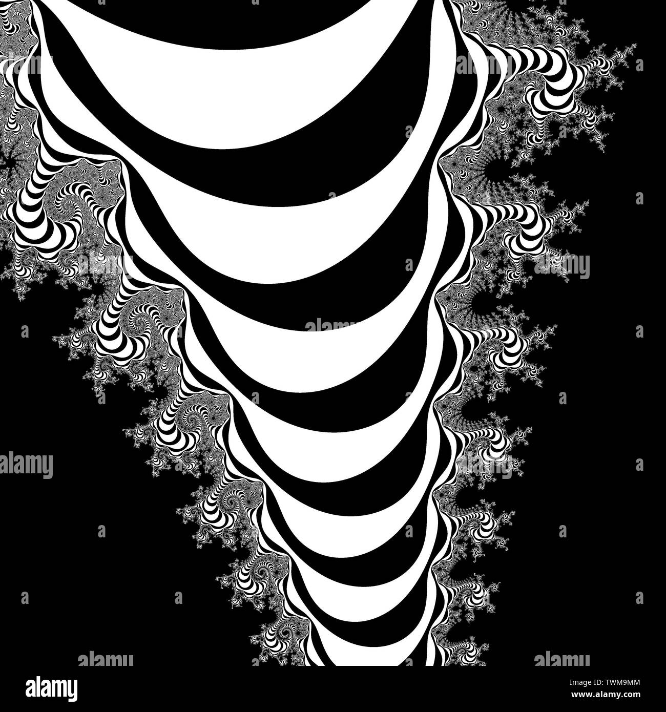 An image created using computer graphics, a picture of a mathematical ...